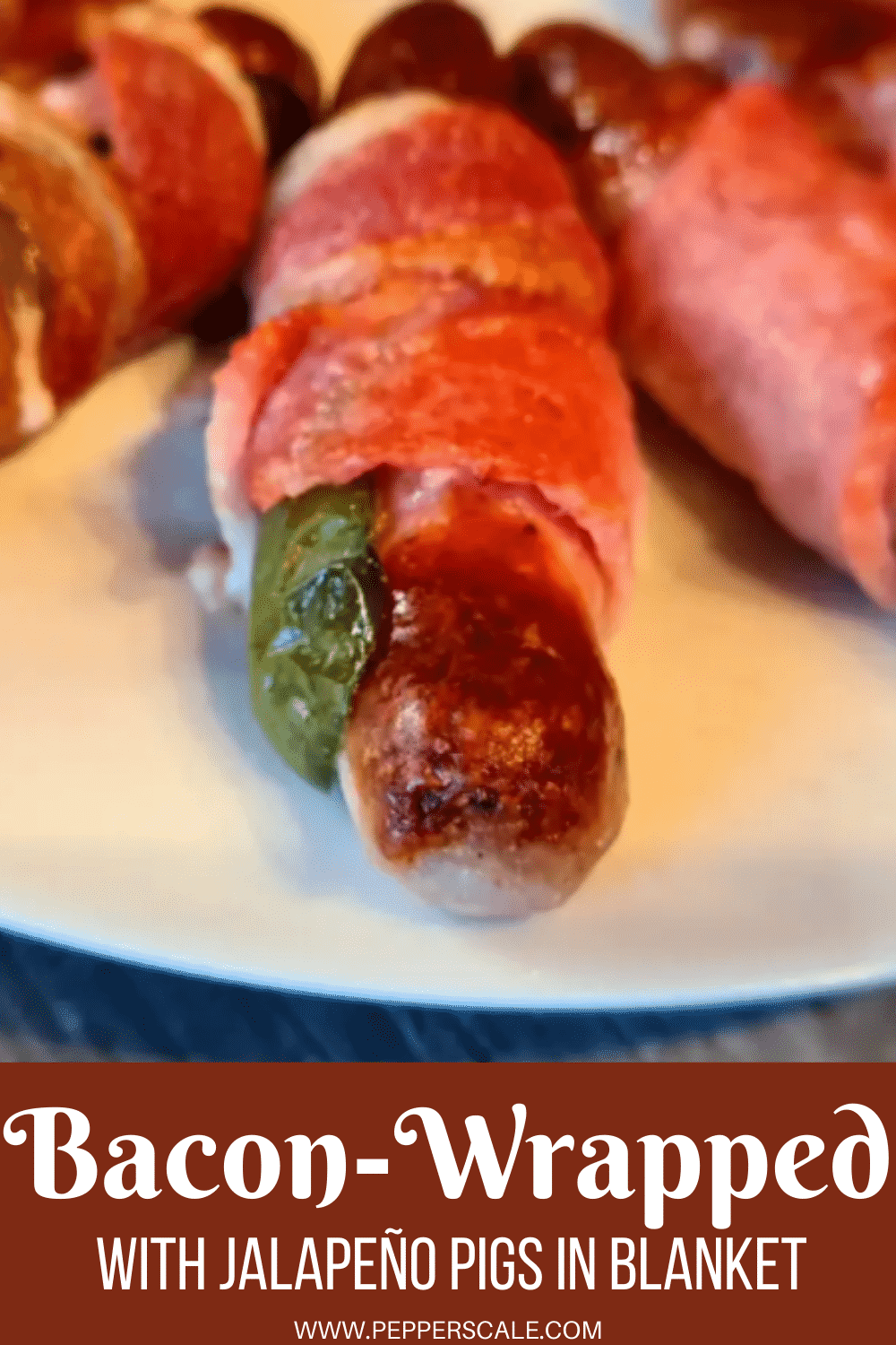Bacon-Wrapped Jalapeño Pigs In Blankets (Low Carb) - PepperScale