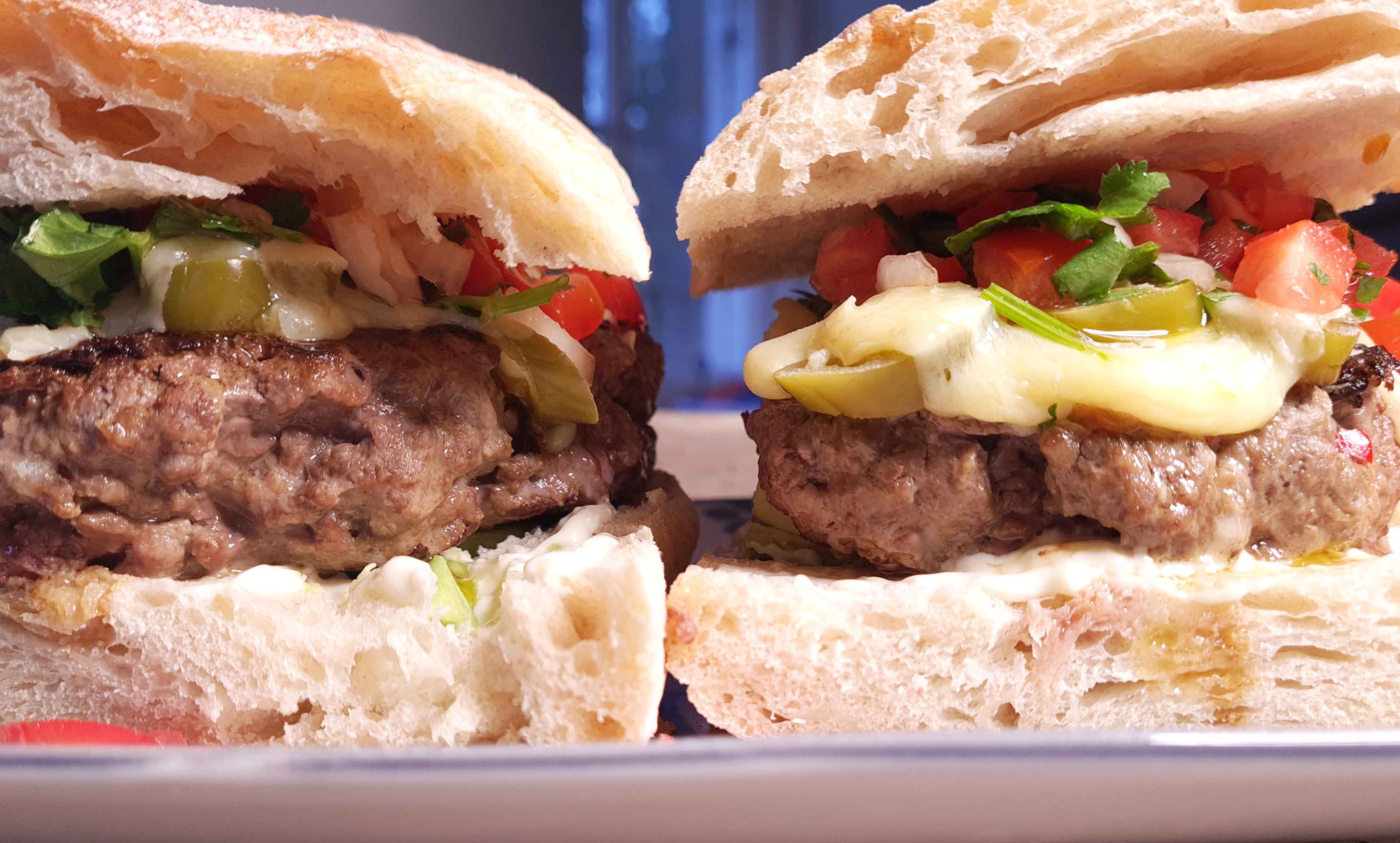 Messy Mexican Burger - PepperScale